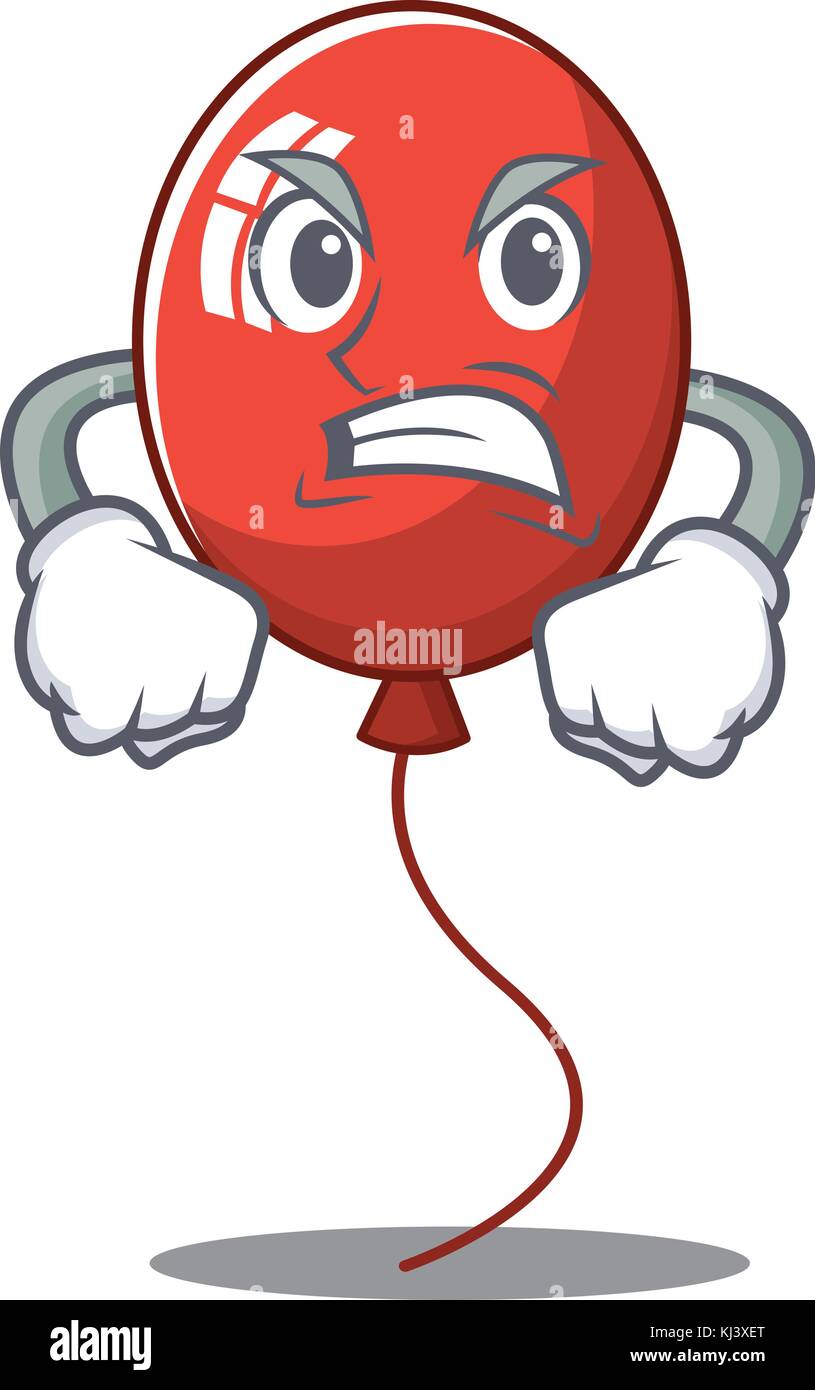 Angry balloon character cartoon style Stock Vector Image & Art - Alamy