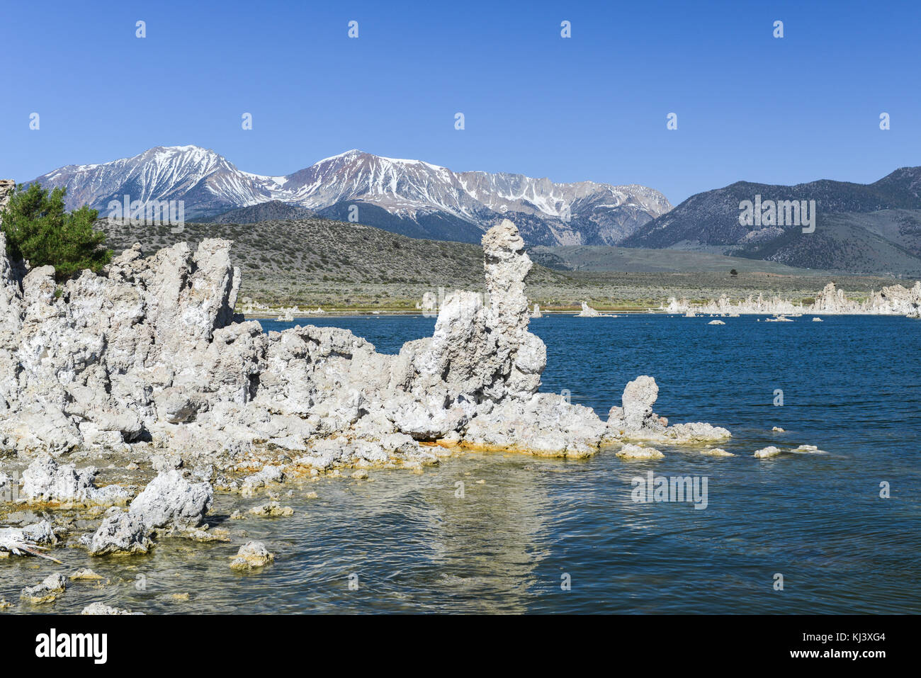 Tufa Formation in Mono Lake Tufa State Natural Reserve, California with ...