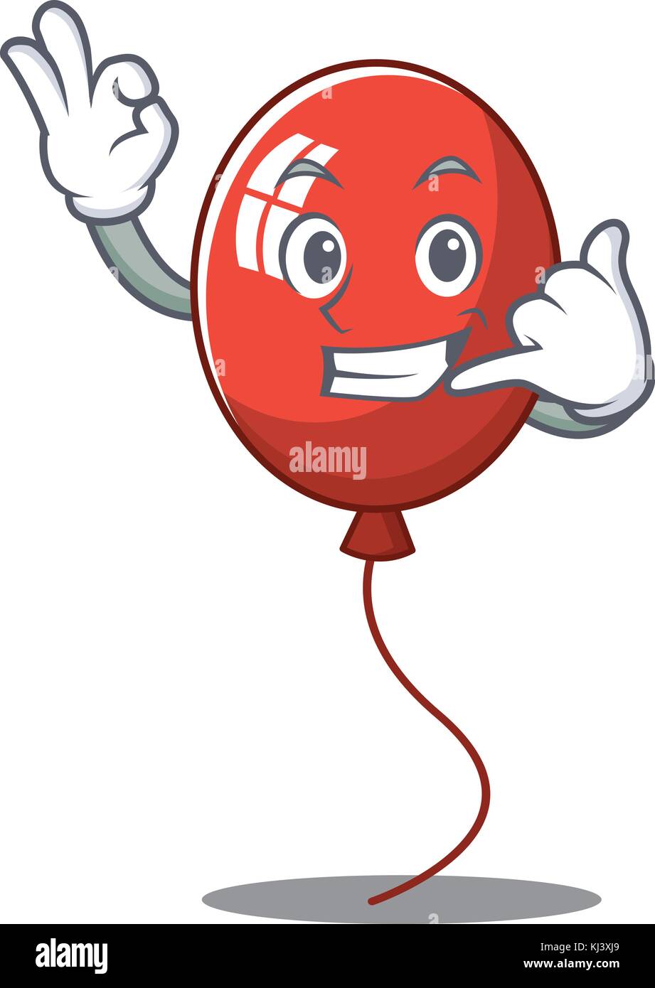 Smiling emoticon balloon Stock Vector Images - Alamy