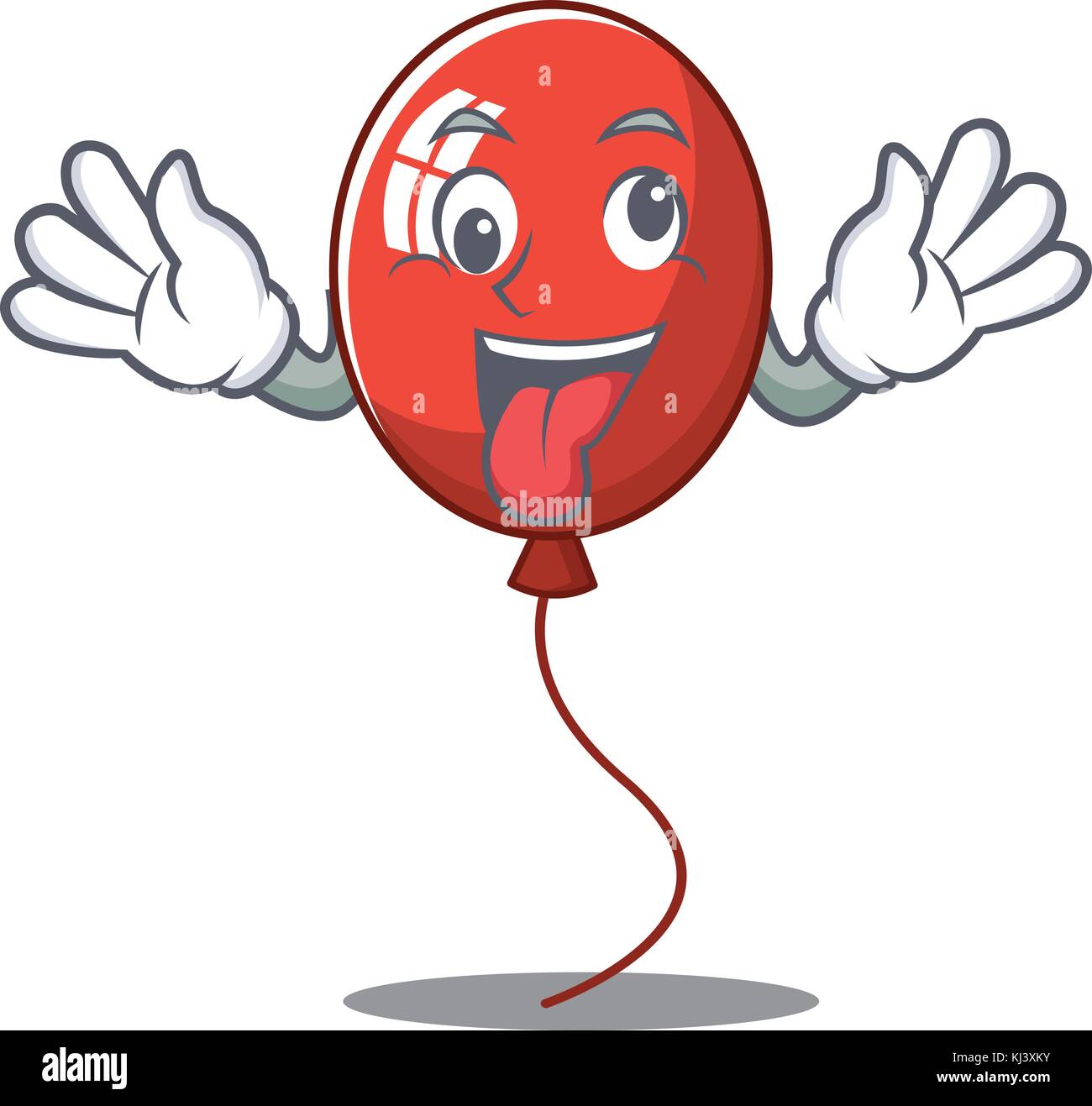 Crazy balloon character cartoon style Stock Vector Image & Art - Alamy
