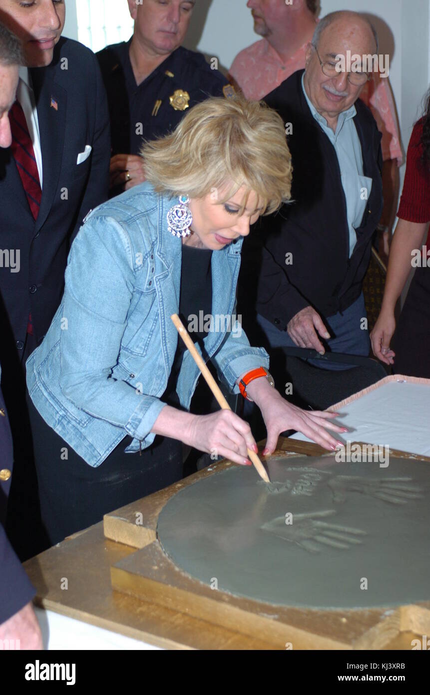 MIAMI - MARCH 25: Joan Rivers speaks during her induction into The ...