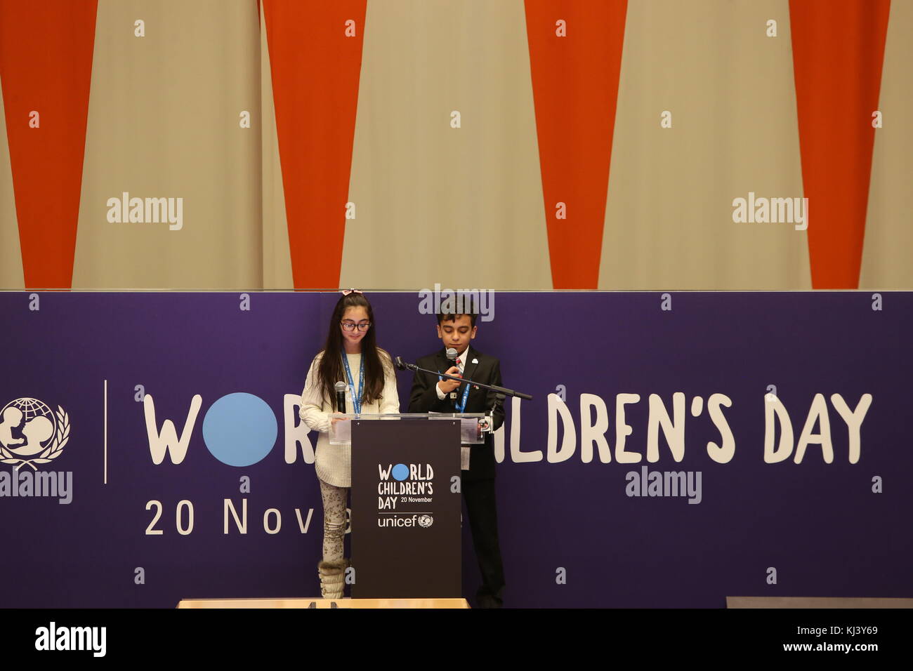 Manhattan, United States. 20th Nov, 2017. Kids Take Over the United ...