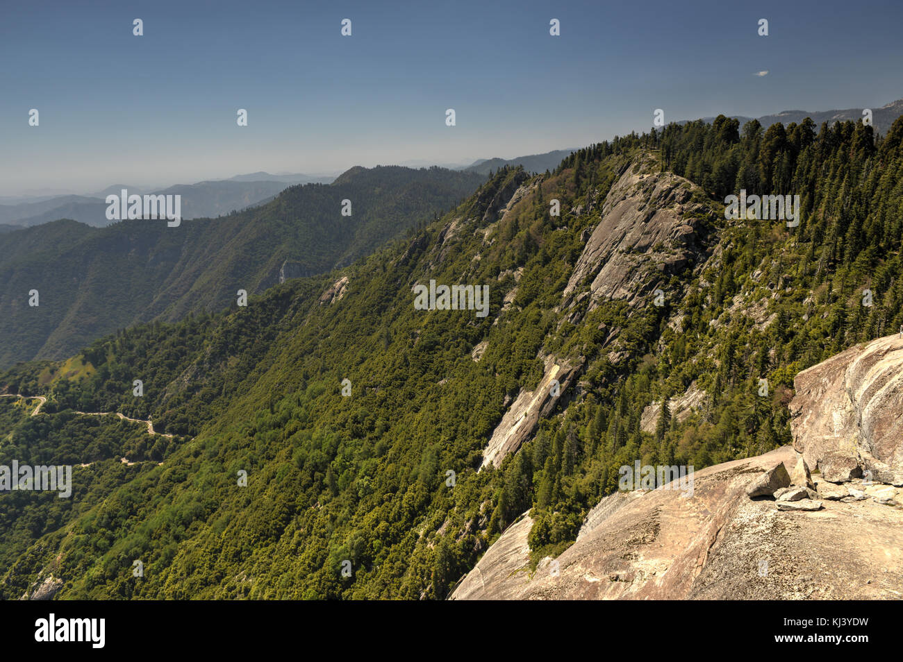 Moro Rock and Trail, Sequoia National Park, California Stock Photo - Alamy