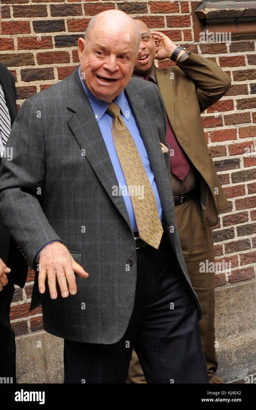 NEW YORK, NY - APRIL 05: Don Rickles arrives for the 'Late Show With ...