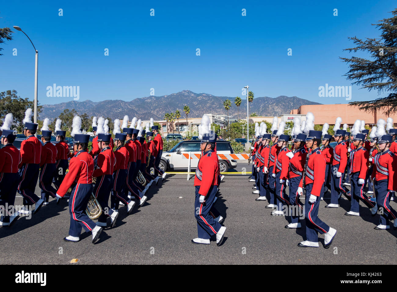 Arcadia, NOV 19: The famous Arcadia Festival of Bands parade on NOV 19 ...