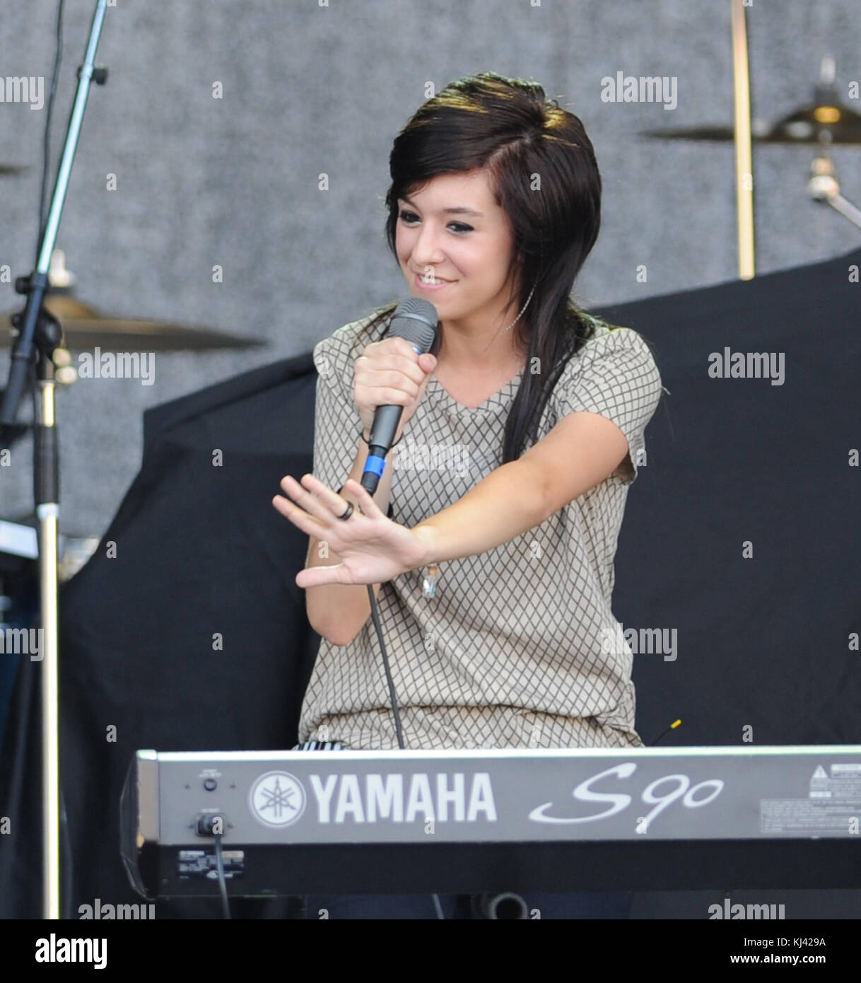 BOCA RATON, FL - JULY 28: Singer Christina Grimmie preforms at the ...