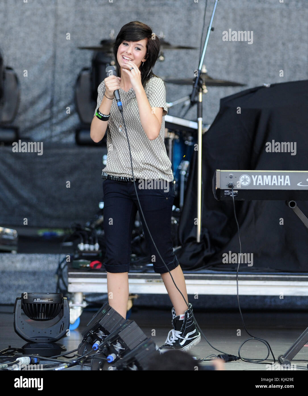 BOCA RATON, FL - JULY 28: Singer Christina Grimmie preforms at the ...