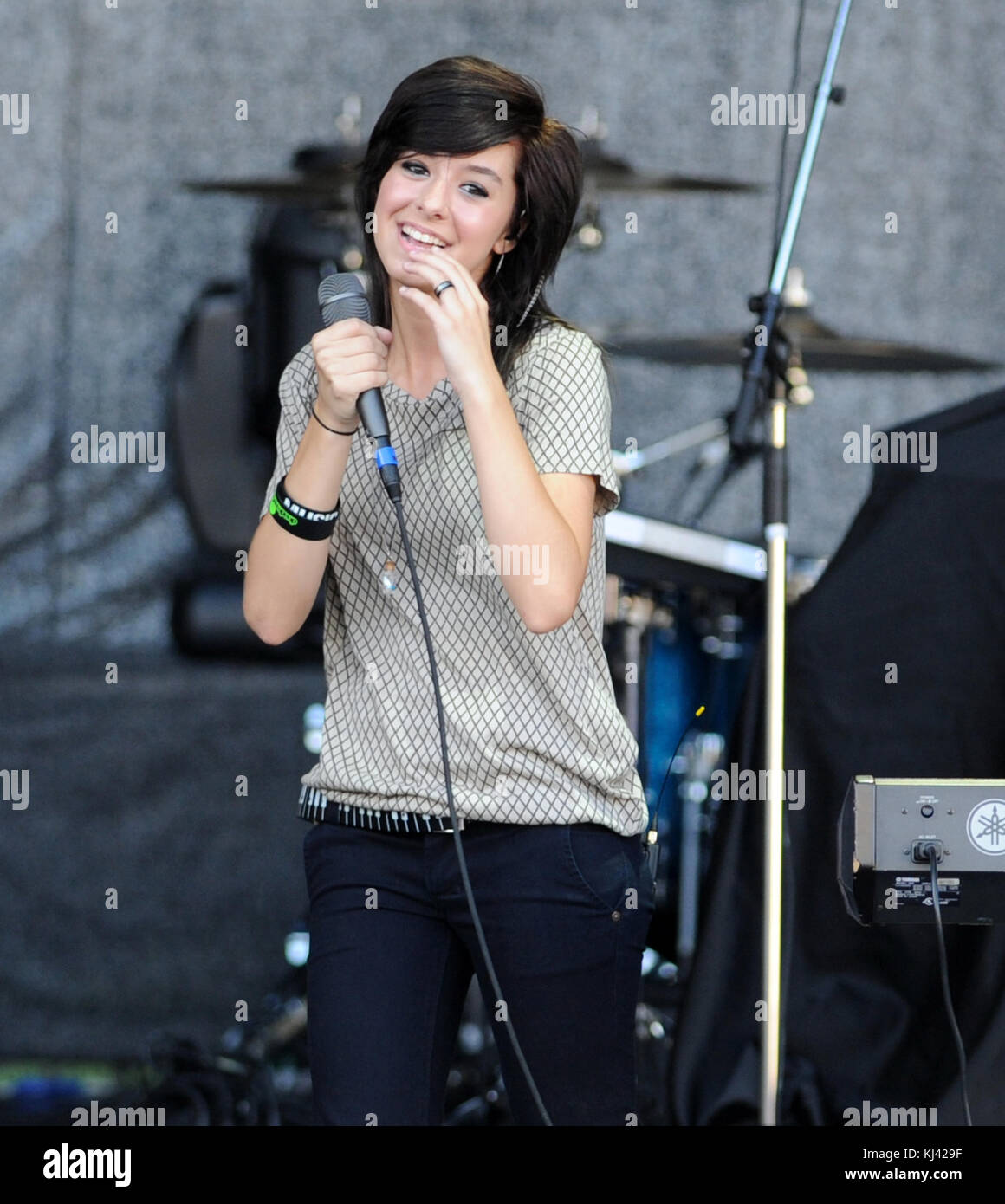 BOCA RATON, FL - JULY 28: Singer Christina Grimmie preforms at the ...