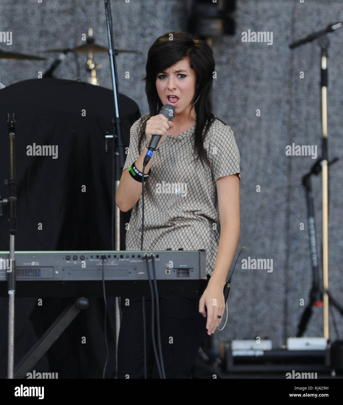 BOCA RATON, FL - JULY 28: Singer Christina Grimmie preforms at the ...