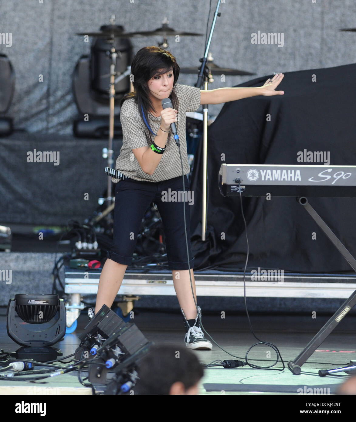 BOCA RATON, FL - JULY 28: Singer Christina Grimmie preforms at the ...