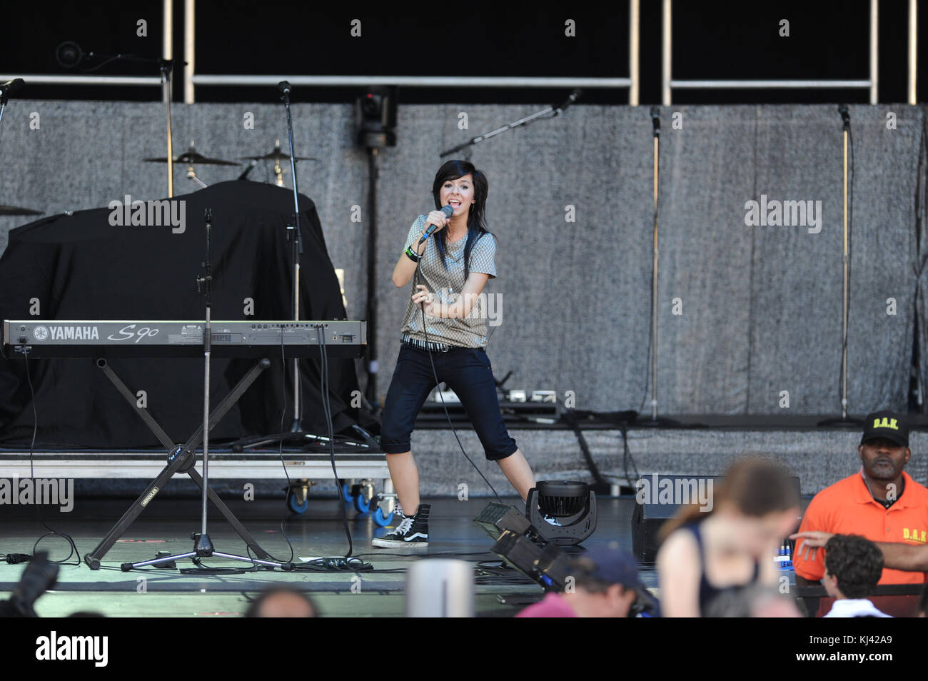 BOCA RATON, FL - JULY 28: Singer Christina Grimmie preforms at the ...