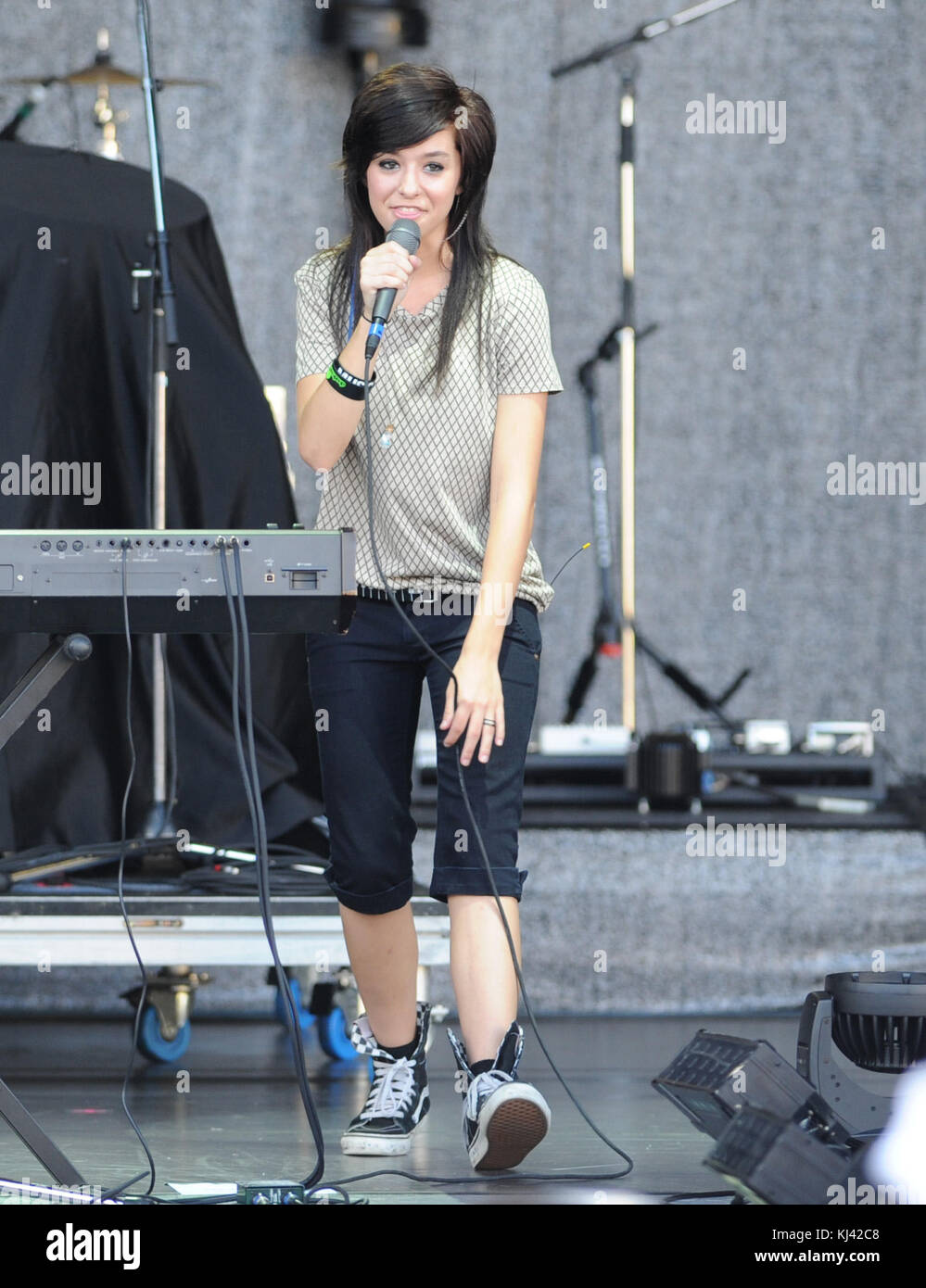 BOCA RATON, FL - JULY 28: Singer Christina Grimmie preforms at the ...