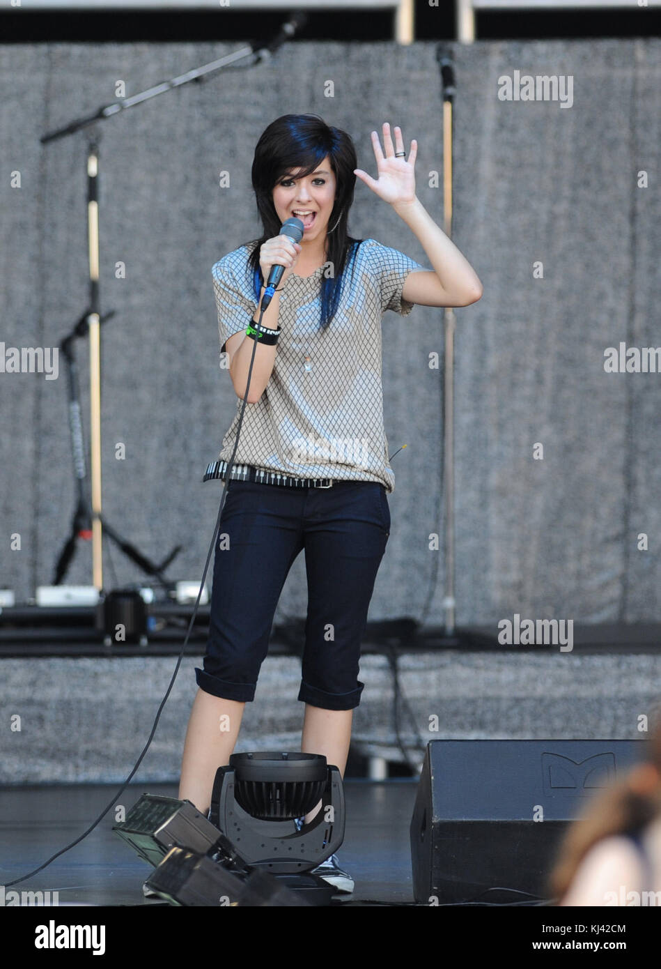 BOCA RATON, FL - JULY 28: Singer Christina Grimmie preforms at the ...