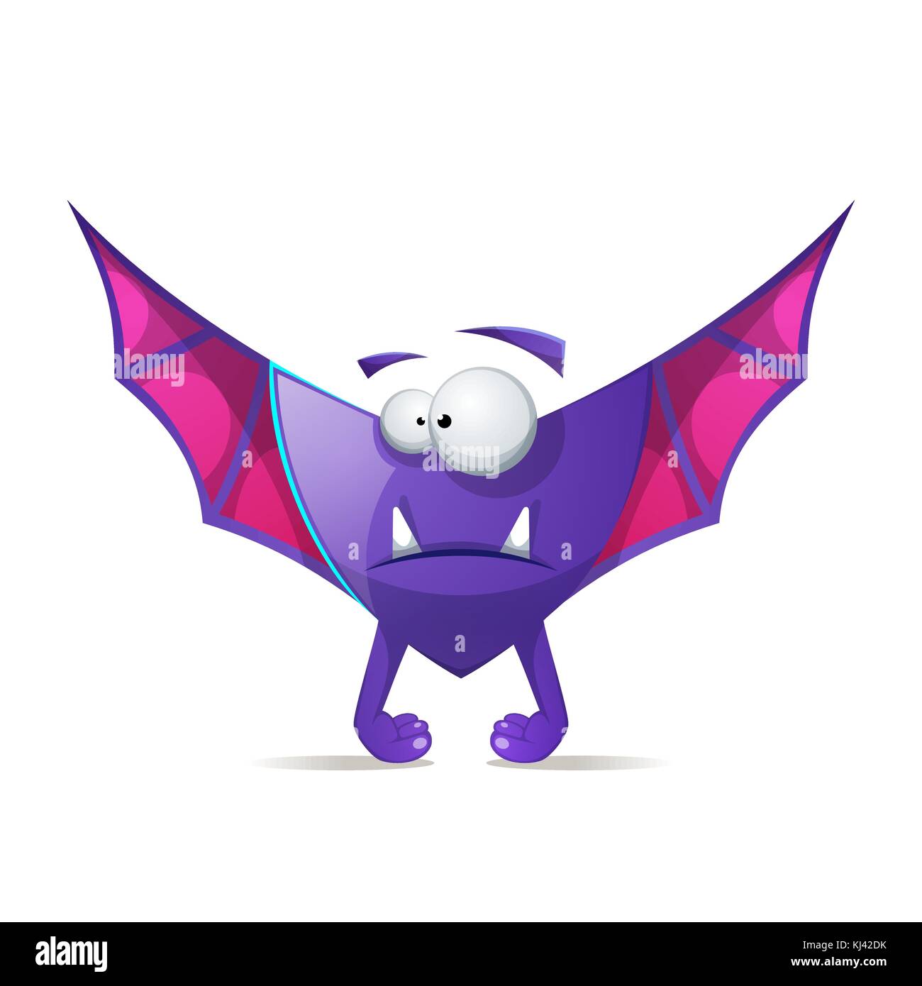 Bat, vampire - cartoon horror characters Stock Vector Image & Art - Alamy