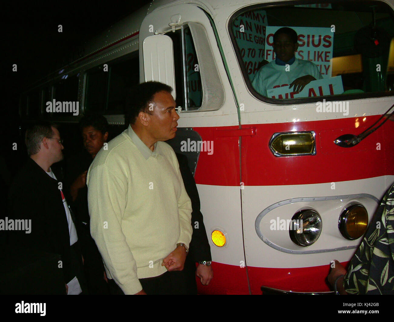 MIAMI - DECEMBER 06: Boxer Muhammad Ali photographed during Art Basel ...