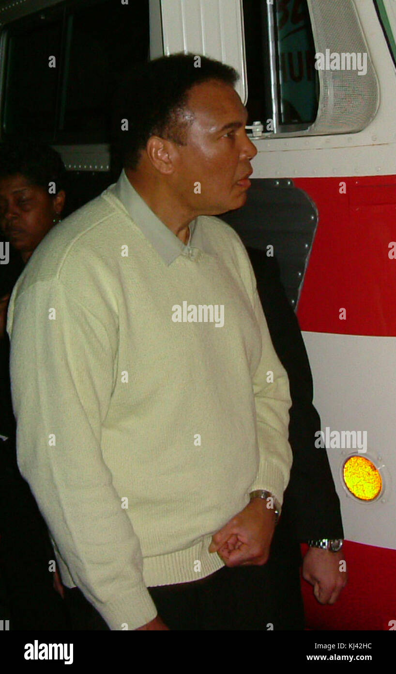 MIAMI - DECEMBER 06: Boxer Muhammad Ali photographed during Art Basel ...