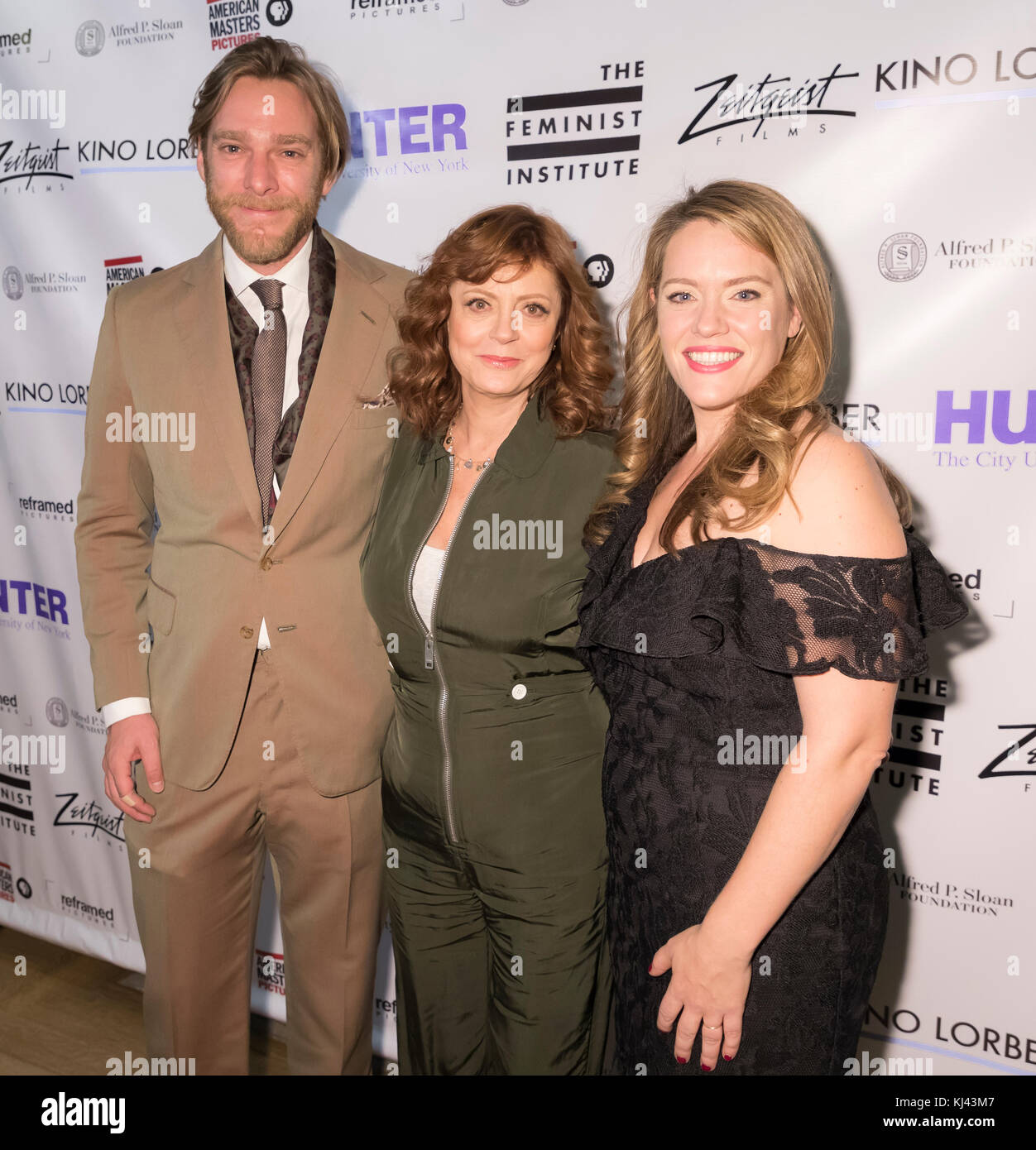 New York, United States. 20th Nov, 2017. L-R) Adam Haggiag, Susan ...