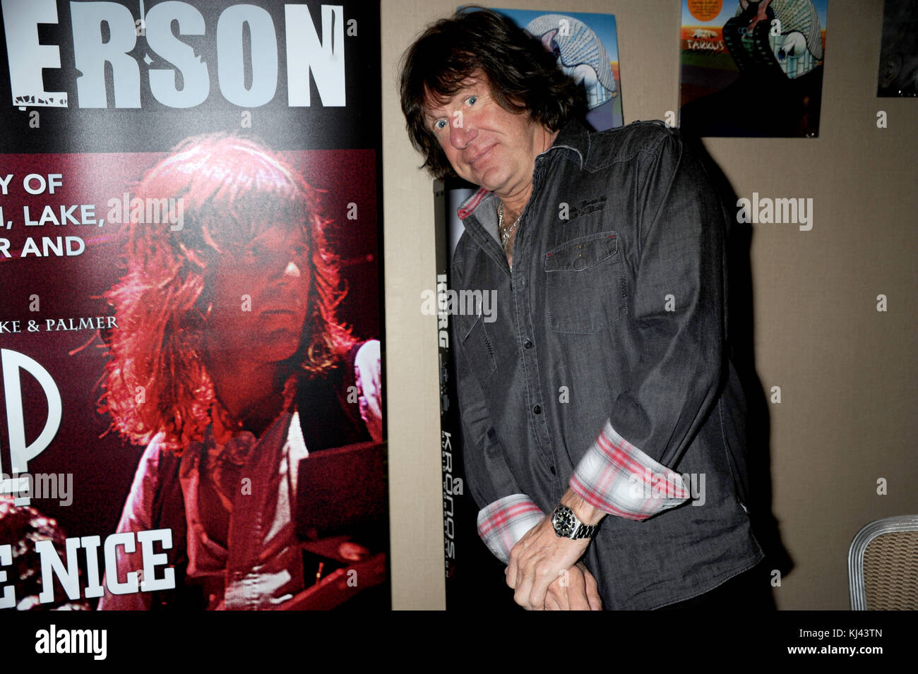 NEW YORK, NY - 2012: Keith Emerson, the flamboyant, English prog-rock ...
