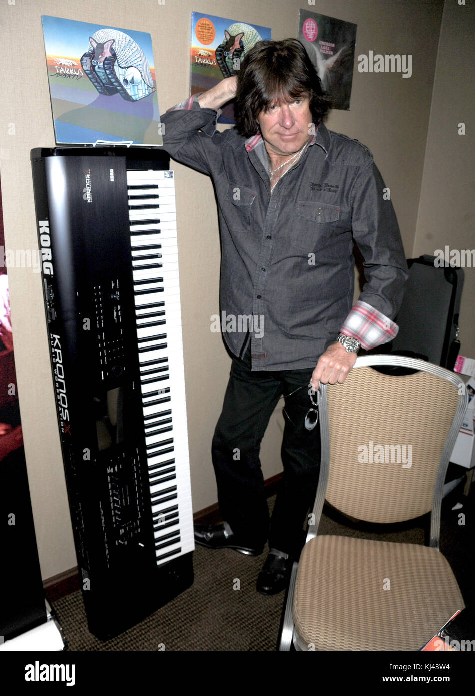 NEW YORK, NY - 2012: Keith Emerson, the flamboyant, English prog-rock ...