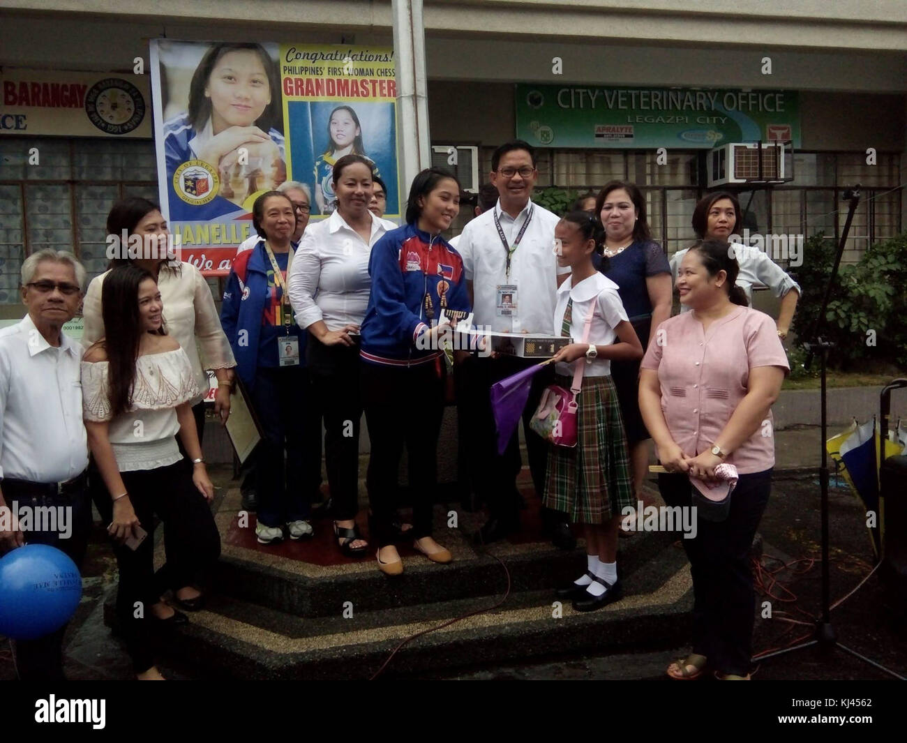 Janelle Frayna Legazpi welcome honors Stock Photo - Alamy