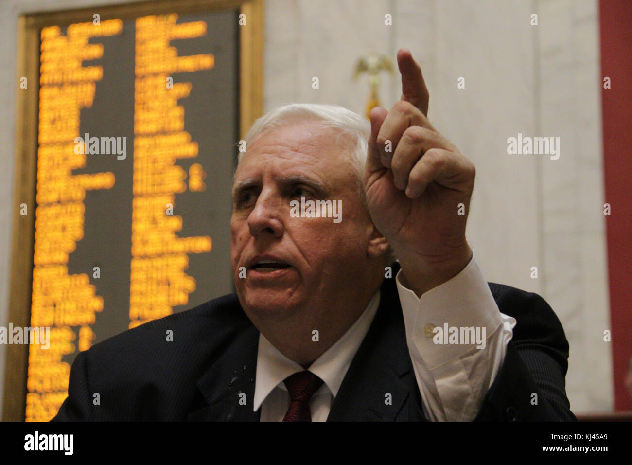 This image features Jim Justice, the Governor of West Virginia ...