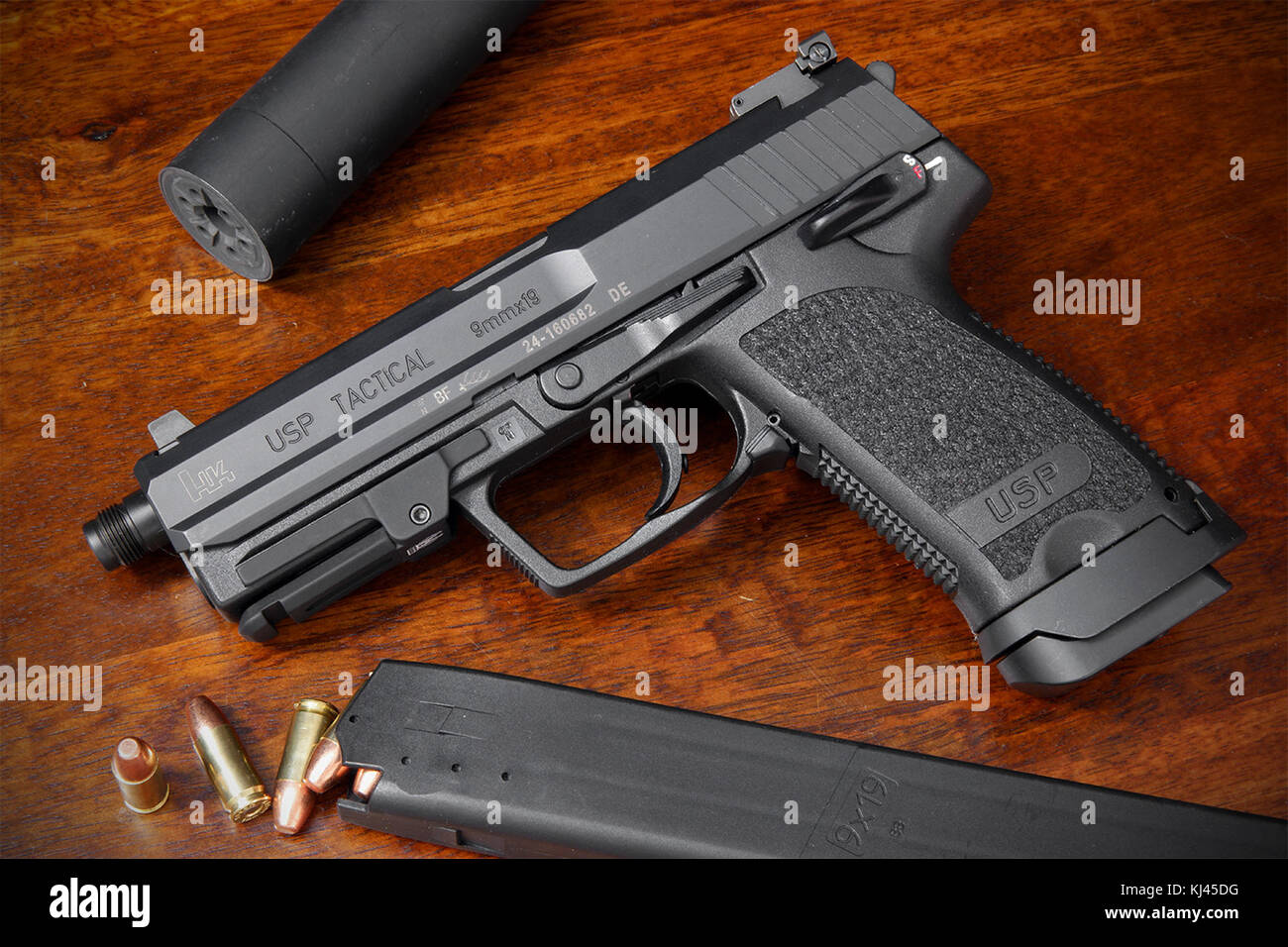H&K USP Tactical, 9mm (25532751202 Stock Photo - Alamy