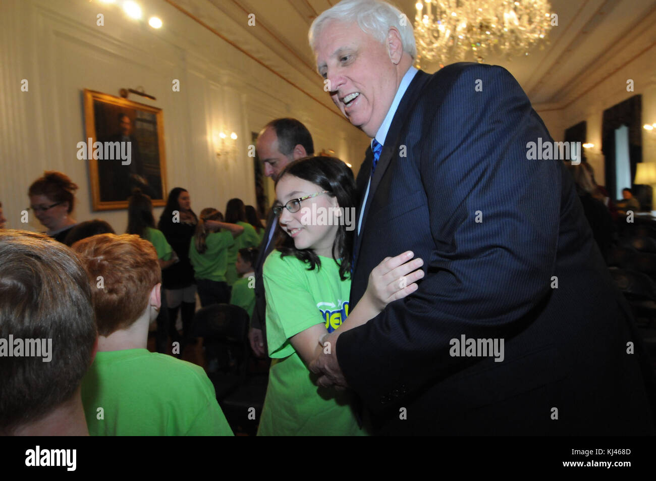 This image features Jim Justice, the Governor of West Virginia ...