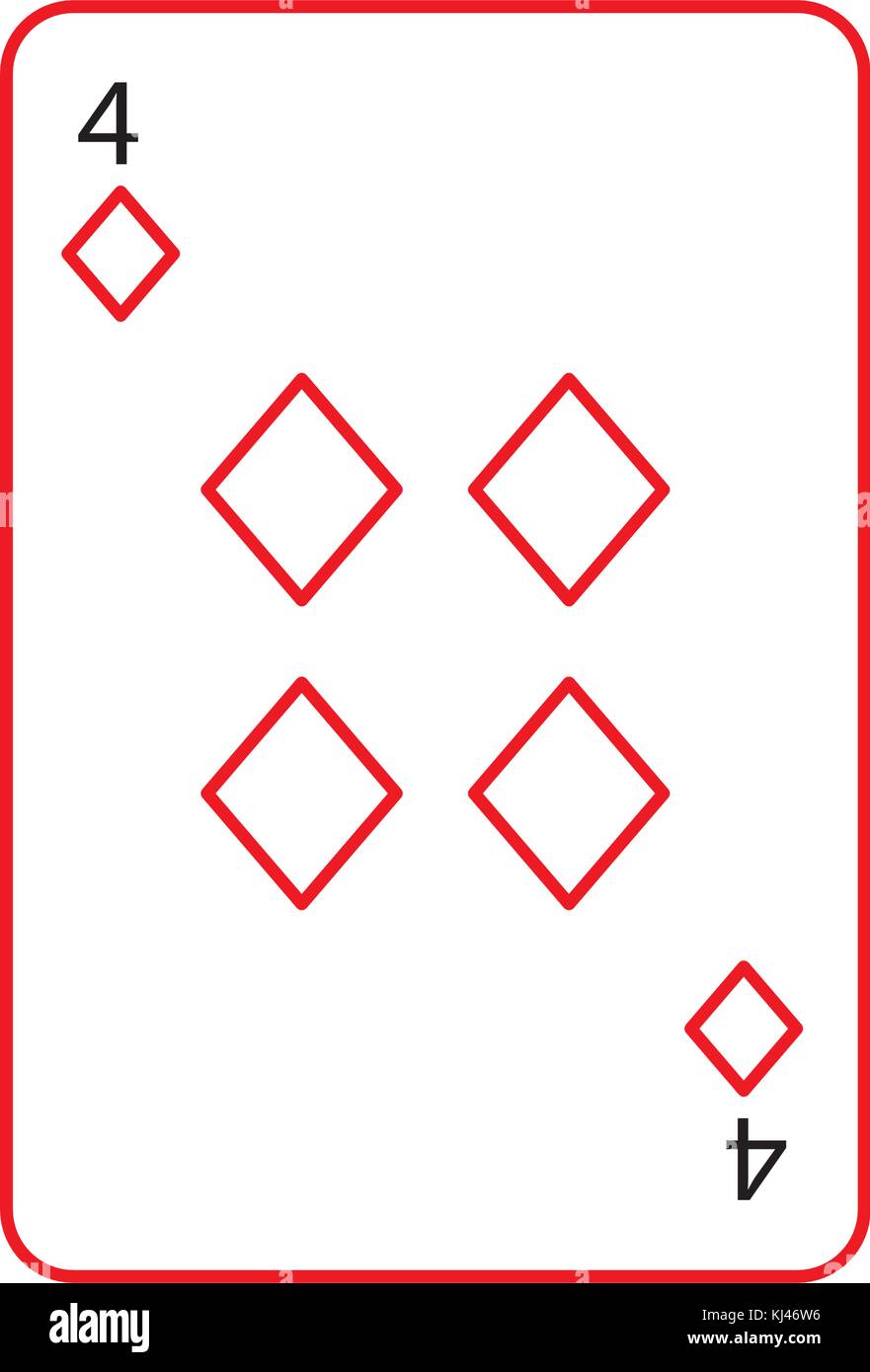 4 diamonds Stock Vector Images - Alamy