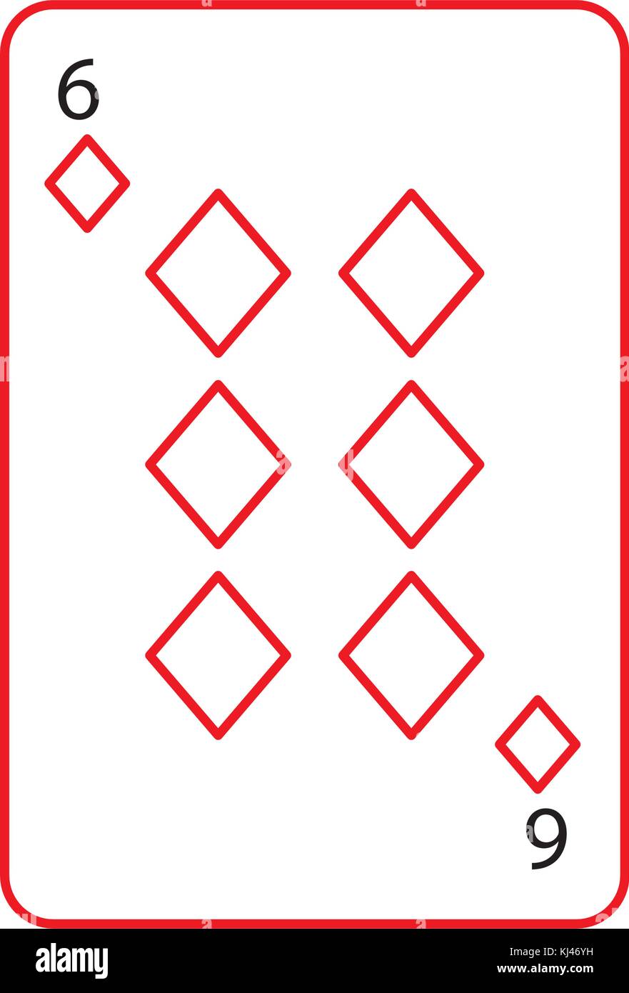 6 Diamonds Stock Vector Images Alamy