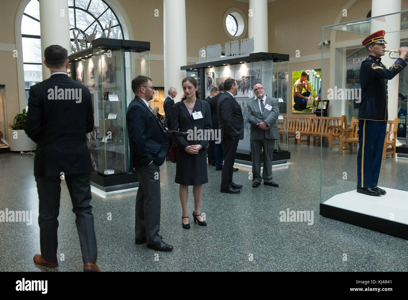 World War I exhibit opening reception (32943813733 Stock Photo - Alamy