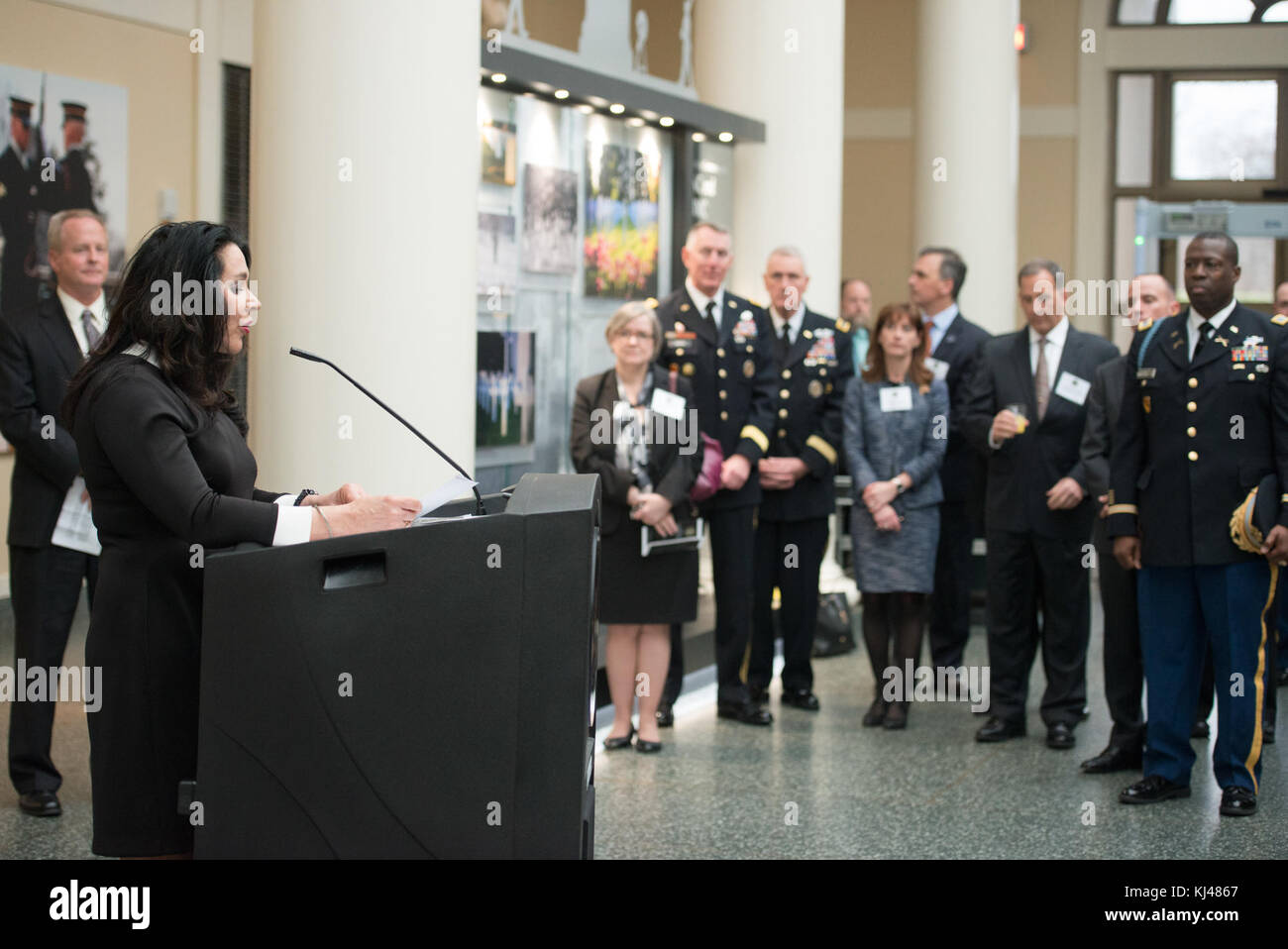 World War I exhibit opening reception (33627353121 Stock Photo - Alamy