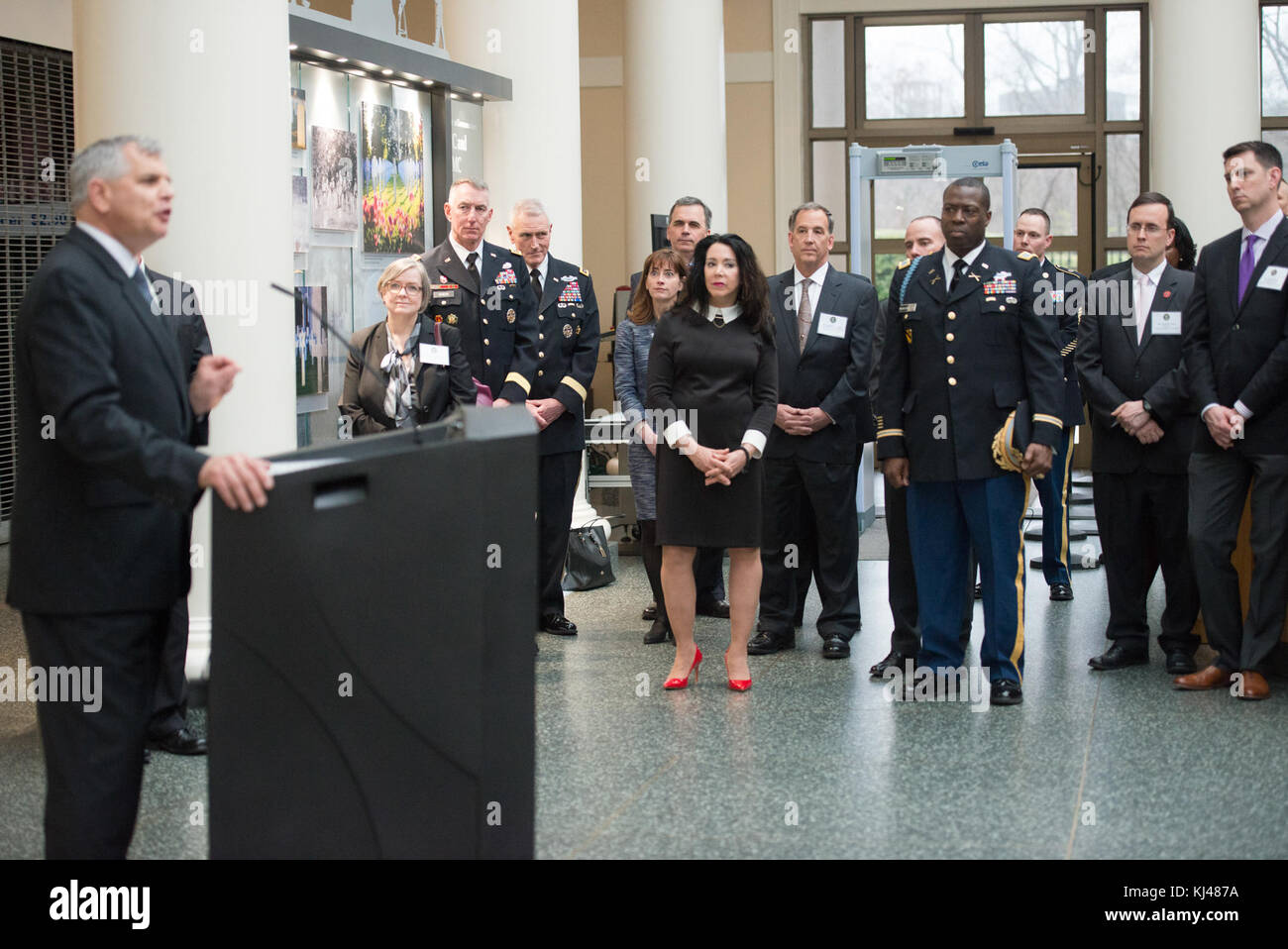 World War I exhibit opening reception (33371706140 Stock Photo - Alamy