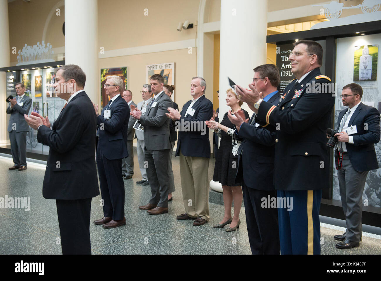 World War I exhibit opening reception (33371929220 Stock Photo - Alamy