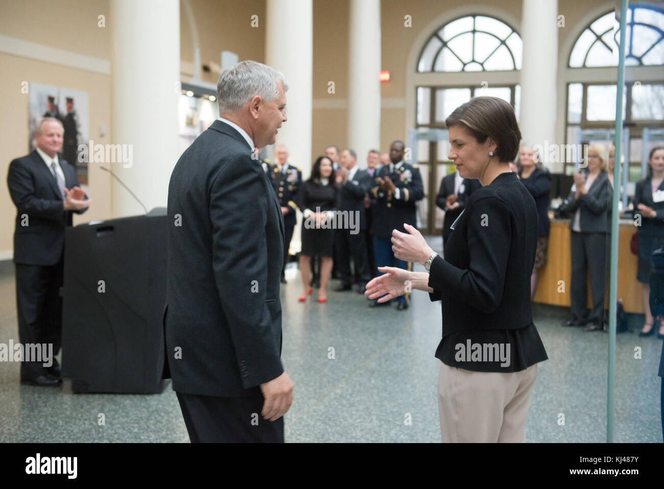 World War I exhibit opening reception (33600212262 Stock Photo - Alamy