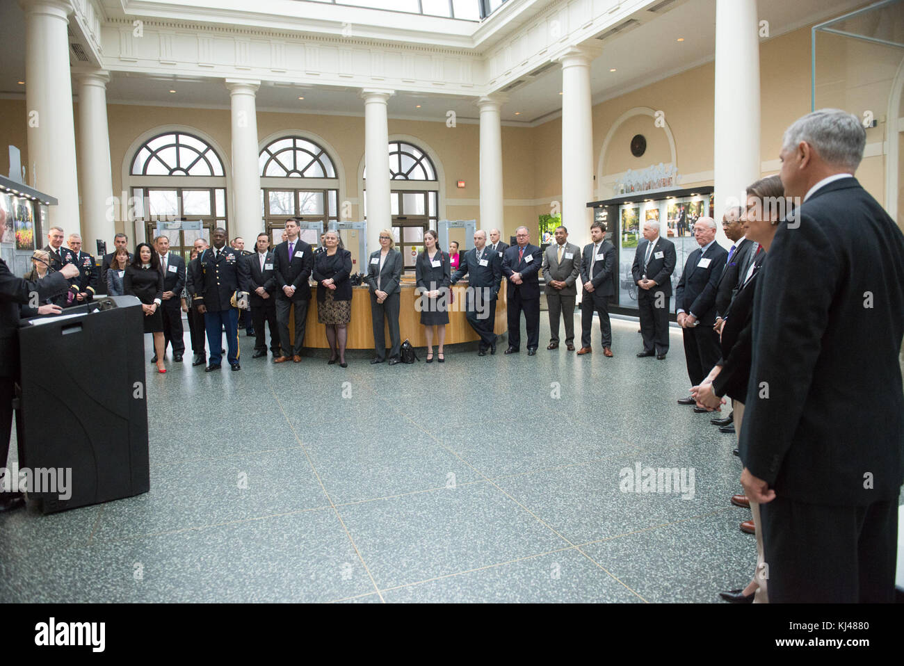 World War I exhibit opening reception (33715626966 Stock Photo - Alamy