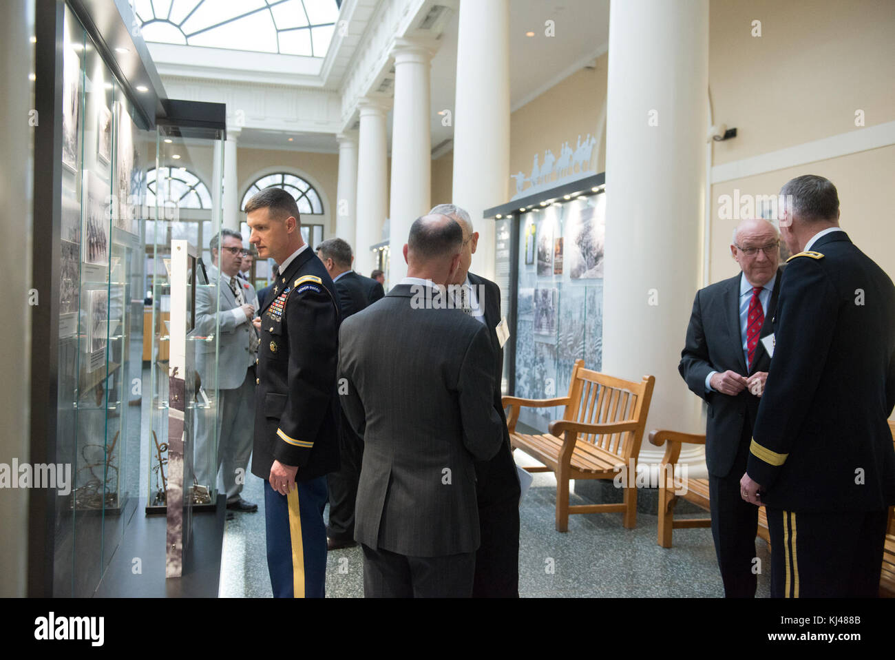 World War I exhibit opening reception (33600195692 Stock Photo - Alamy