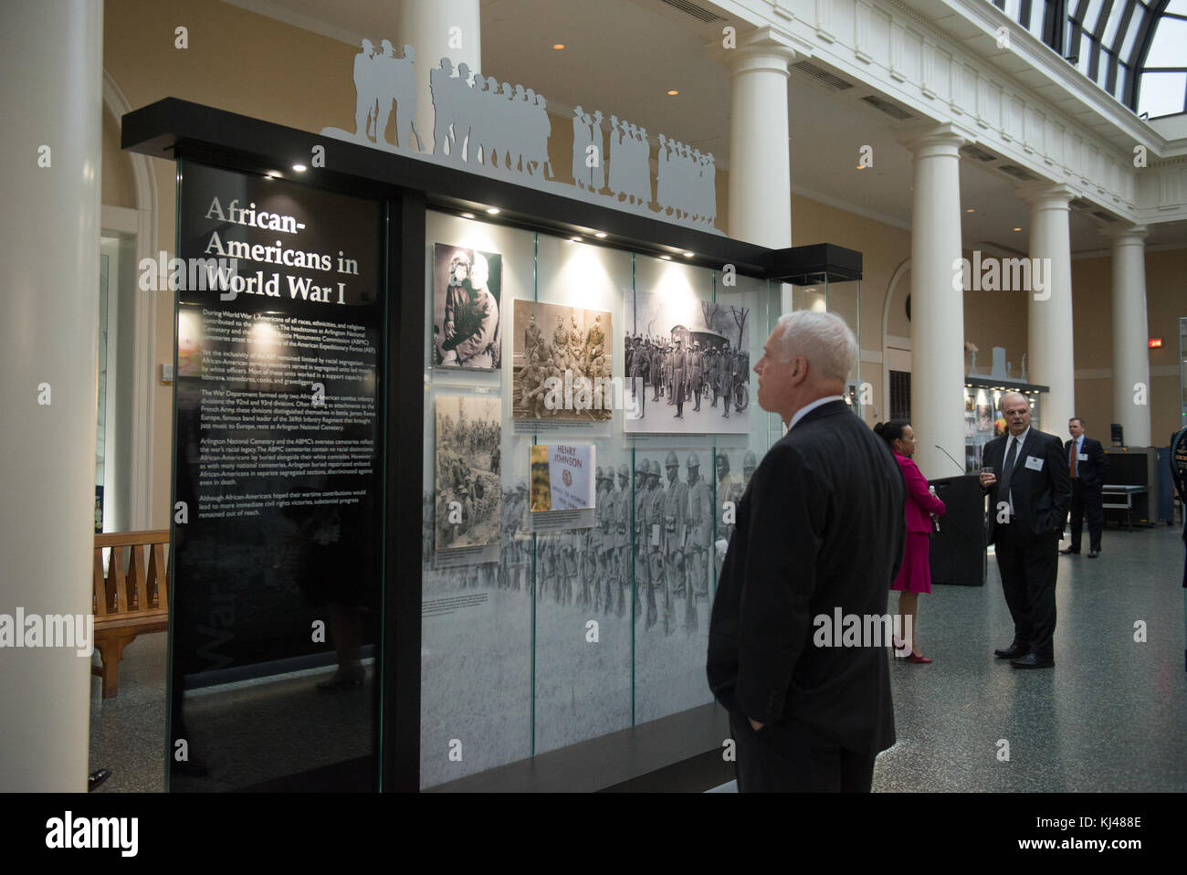 World War I exhibit opening reception (33627480321 Stock Photo - Alamy