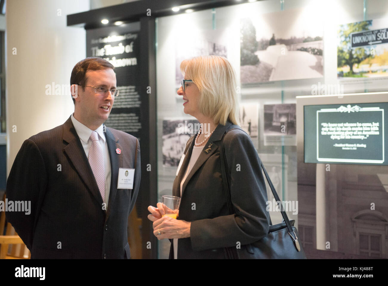 World War I exhibit opening reception (32943532263 Stock Photo - Alamy