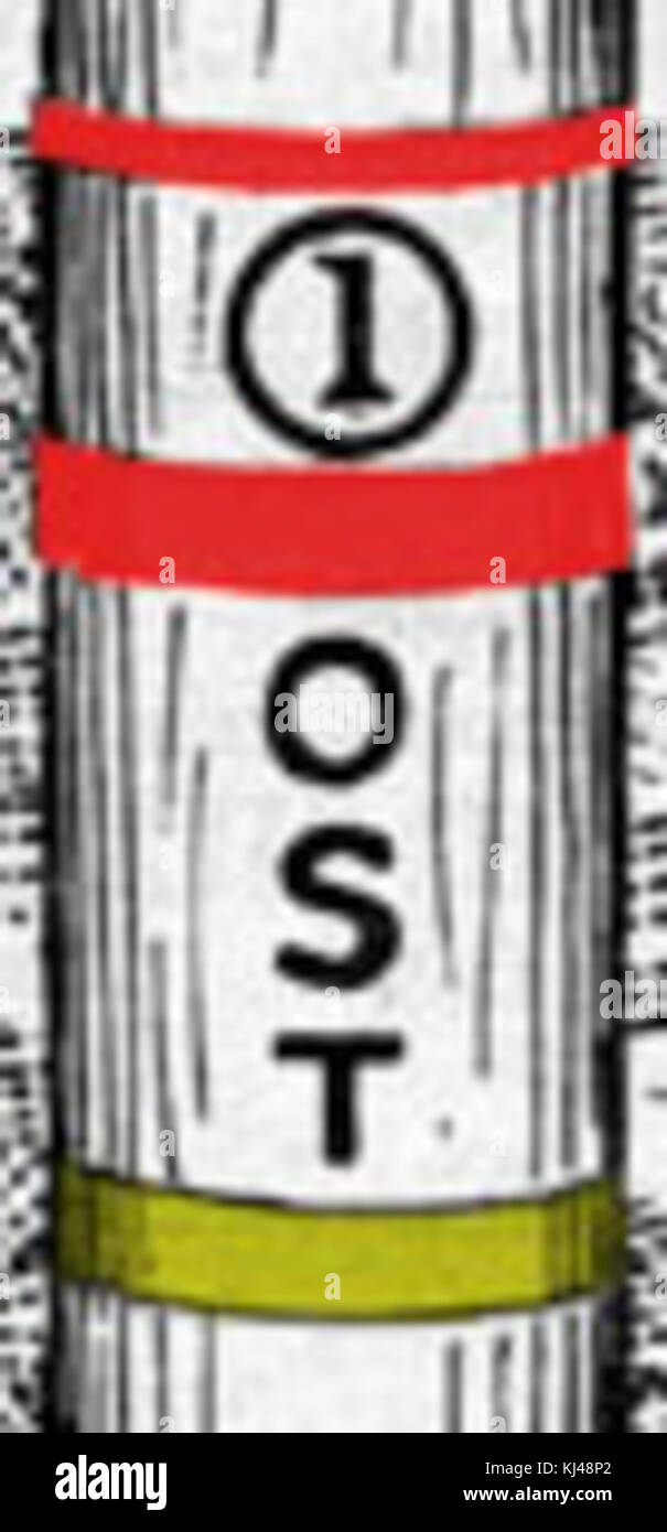 Colorized Old Spanish Trail sign Stock Photo - Alamy