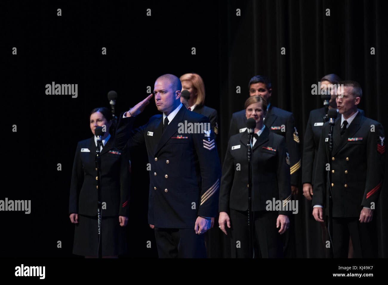 Navy band sea chanters hi-res stock photography and images - Alamy