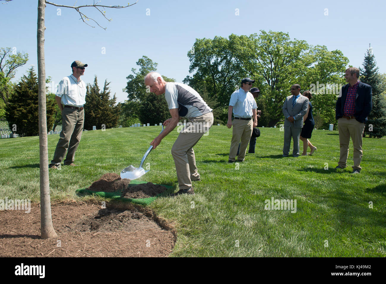 Arlington National Cemetery horticulture department conducts a tree ...