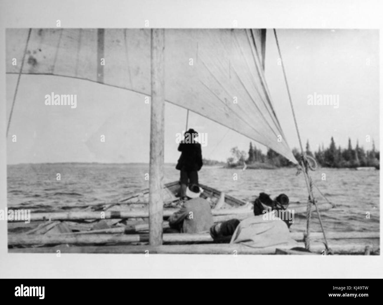 A York boat 1913 Stock Photo - Alamy
