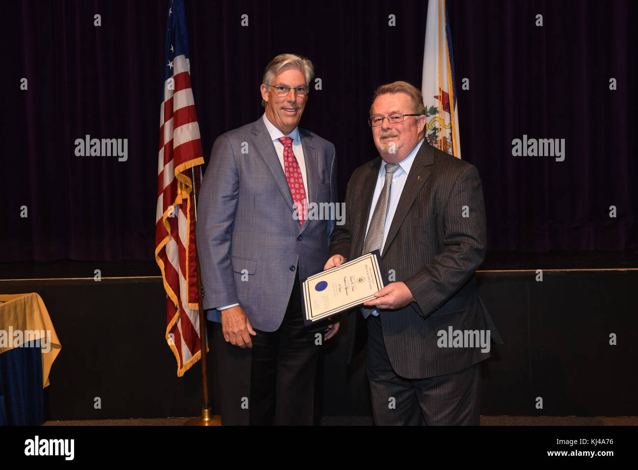 A photograph featuring Jim Justice, showing his recognition with the ...