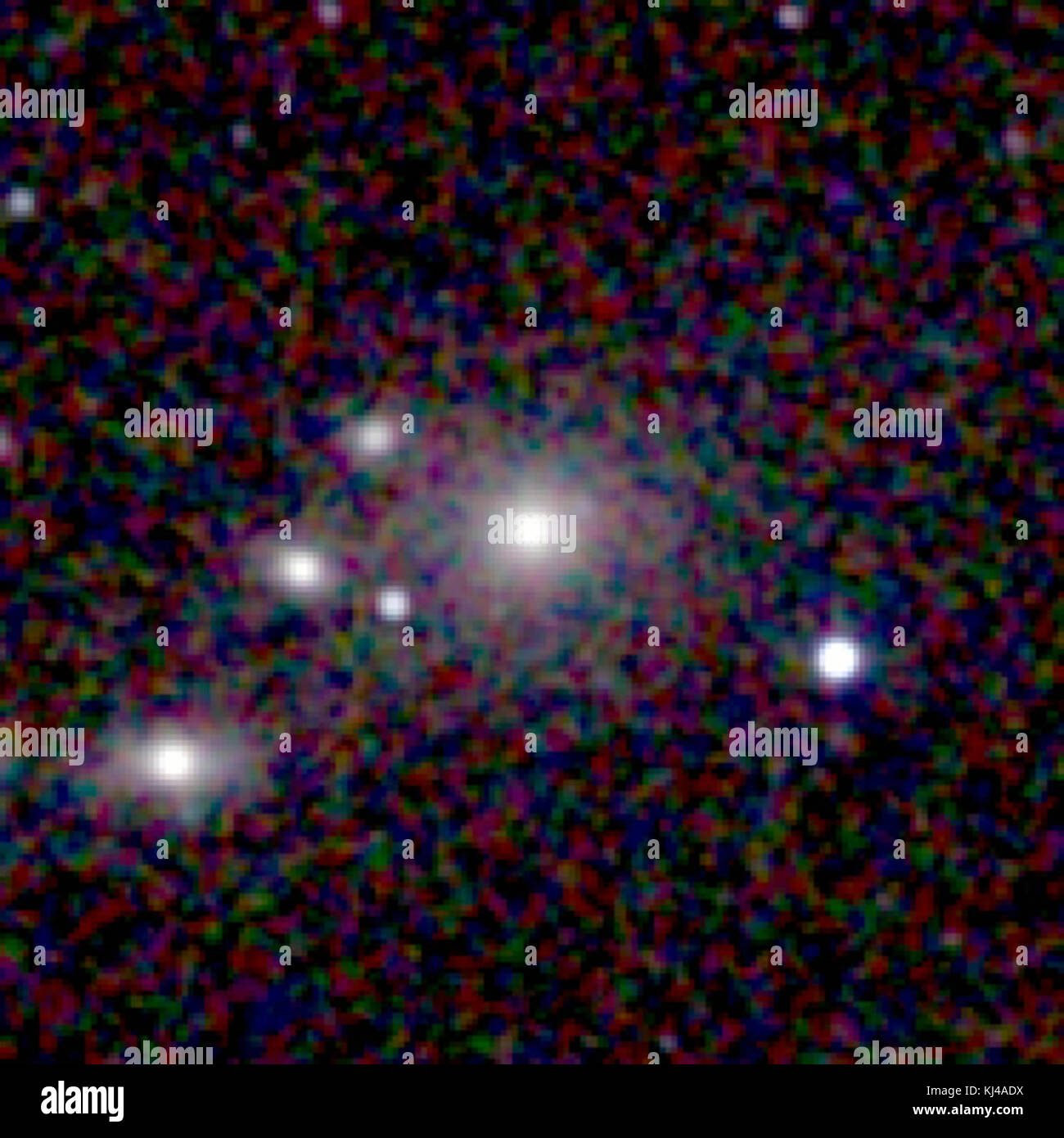 NGC 7012 close up with 5 Galaxies Stock Photo - Alamy