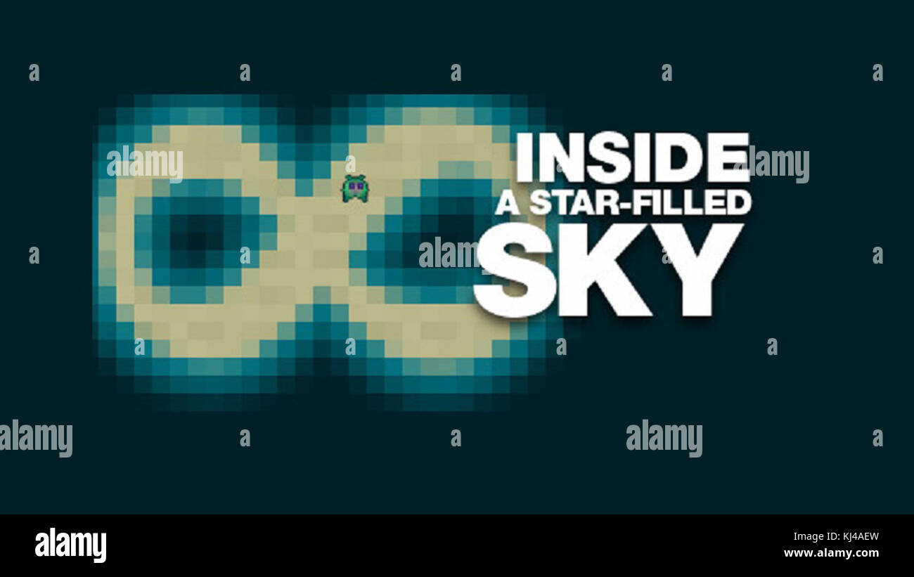 Inside-a-Star-filled Sky title screen Stock Photo - Alamy