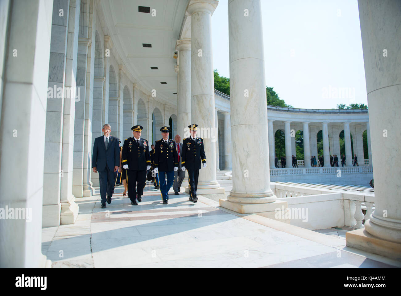 U.S. Army senior leaders participated in a full honors wreath ceremony ...