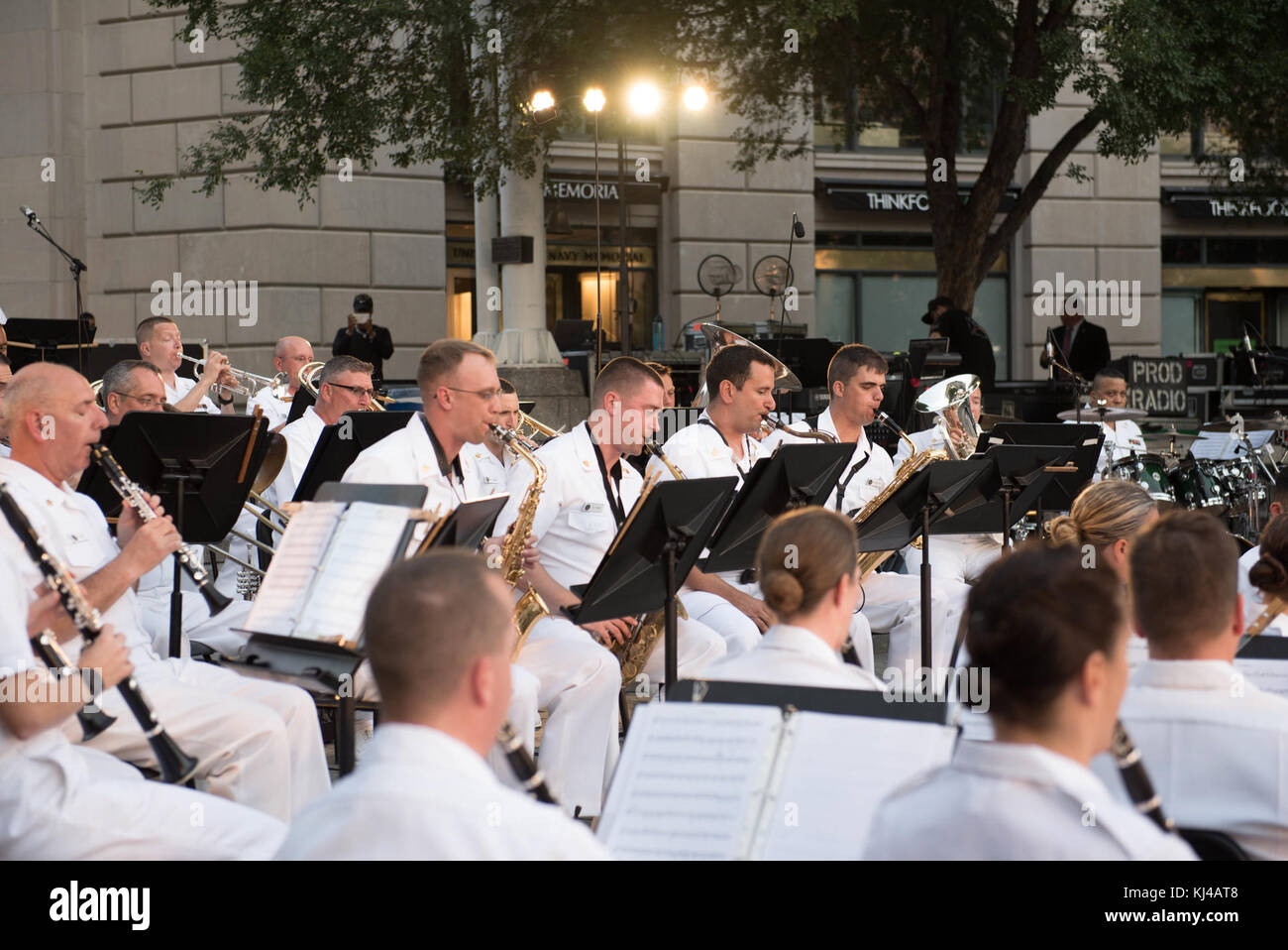 Navy Band Concert on the Avenue (35085086810 Stock Photo - Alamy