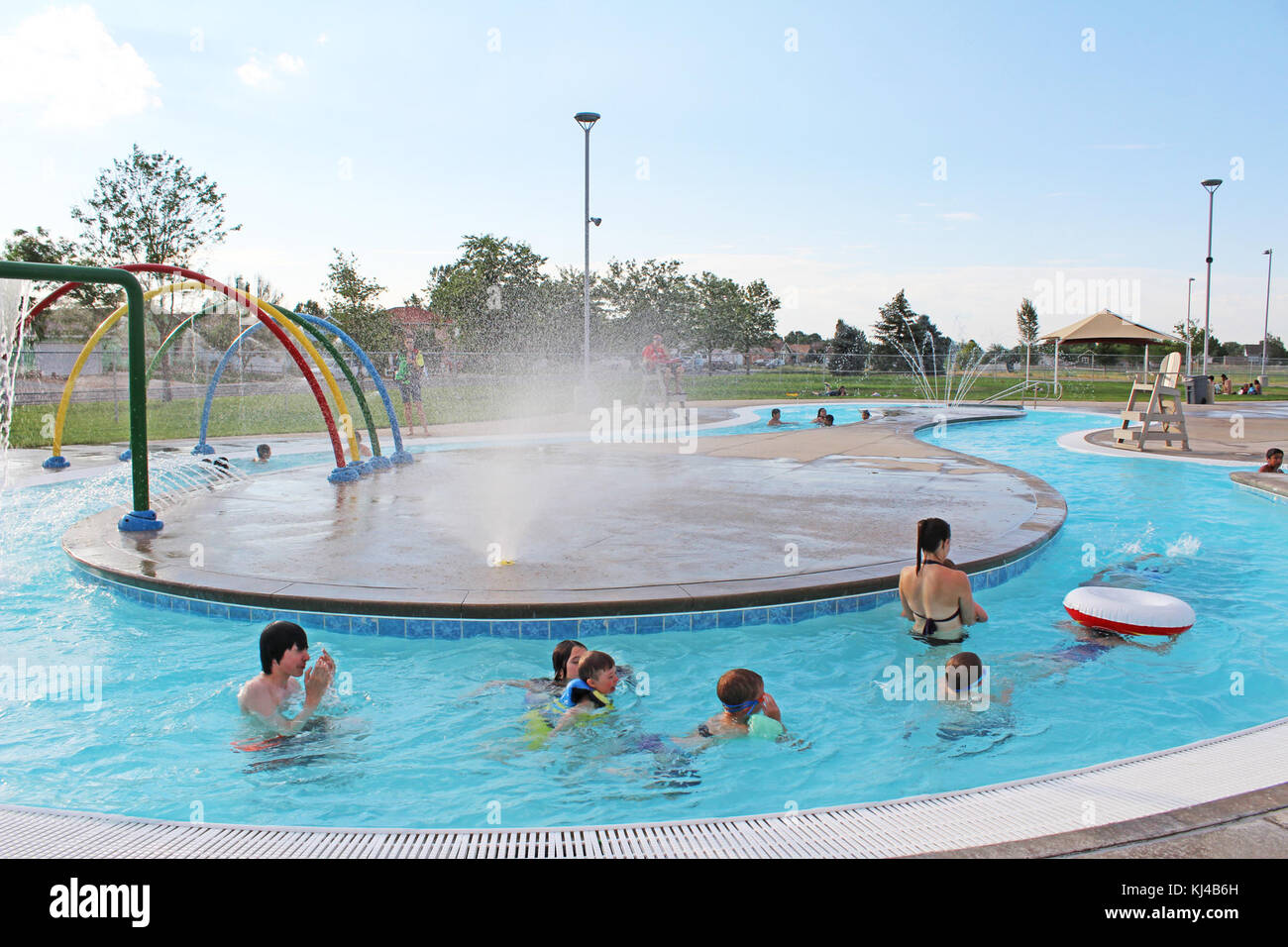 Illustration waterpark hi-res stock photography and images - Alamy