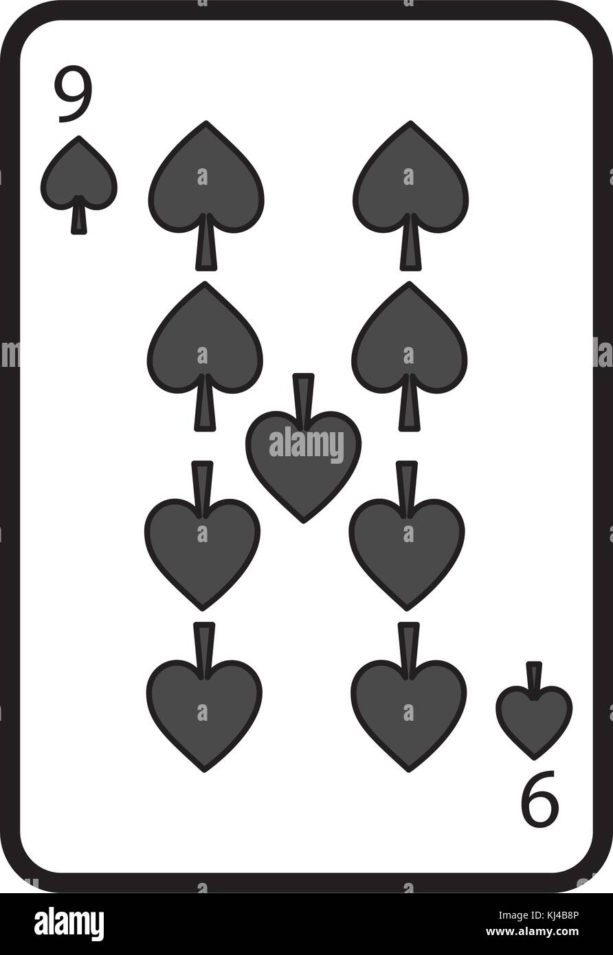 poker playing card spade casino gambling icon Stock Vector Image & Art ...