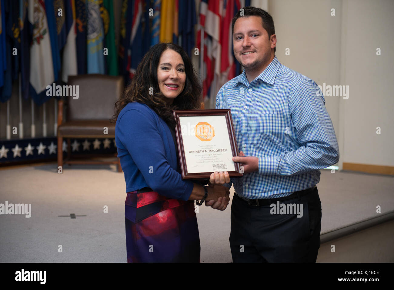 Arlington National Cemetery Quarterly 2017 Town Hall (36270316926 Stock ...